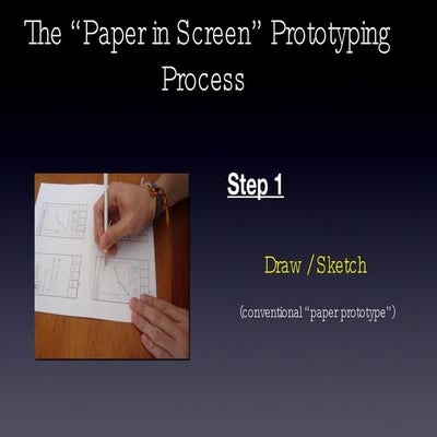 "Paper in Screen" Process | PPT