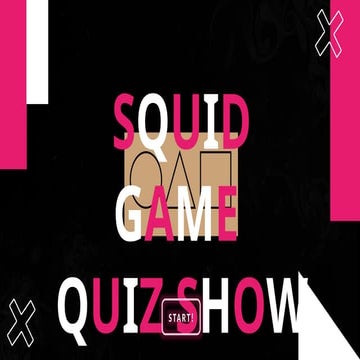 Squid Game Theme Quiz Show For High School | PPTX