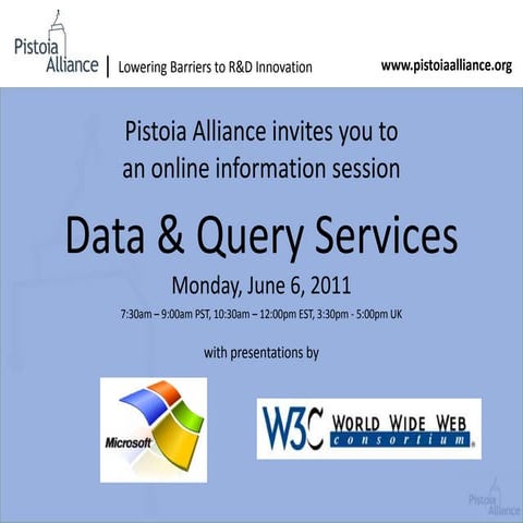 Open Data and Query Services: Introduction | PPT