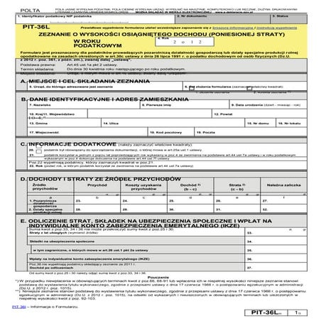 Pit 36l | PDF | Personal Taxes | Personal Finance