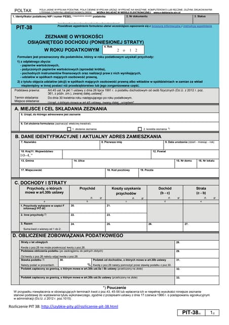 PCC-3 - pożyczka w praktyce | PDF