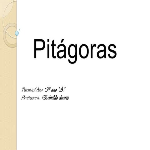 Pitagoras | PPTX | Geography | Science