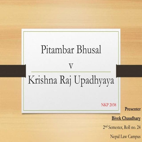 PITAMBAR V. KRISHNA Case .pptx