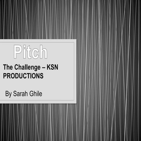 Pitch | PPTX | Drama | Genres