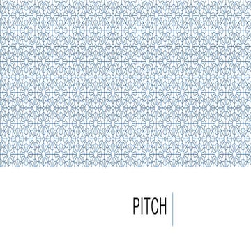 Pitch | PPTX