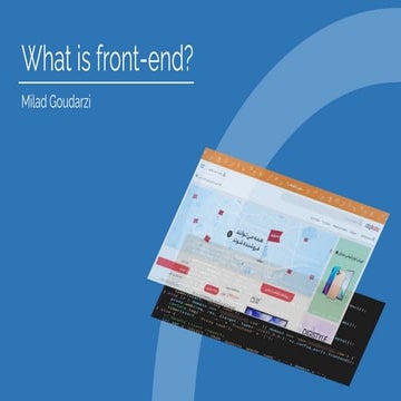 What is Front-End, Back-End and so on! | PPT