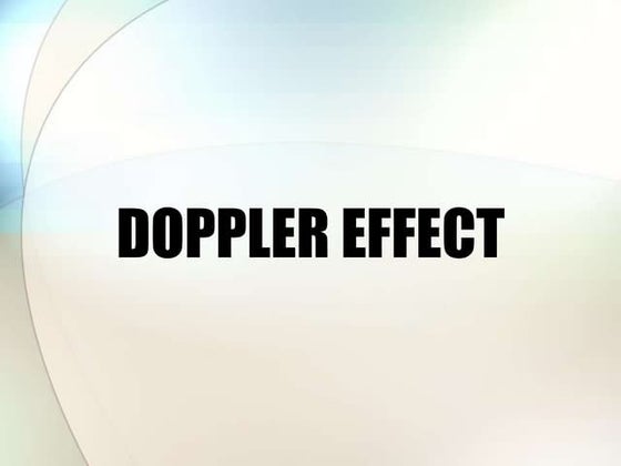 Topic 2b Doppler effect.pptx