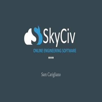 Introduction to SkyCiv and Innovation in the AEC Industry - April, 2016 ...