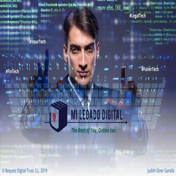 TDI Startup Insurtech Award - Pitch mi-legado-digital | PPT