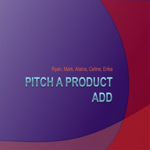 Pitch a product powerpoint | PPTX