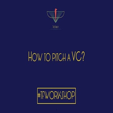 "How to pitch a VC" by Jean de La Rochebrochard | PDF