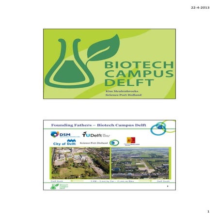 Pitch biotech campus delft | PDF