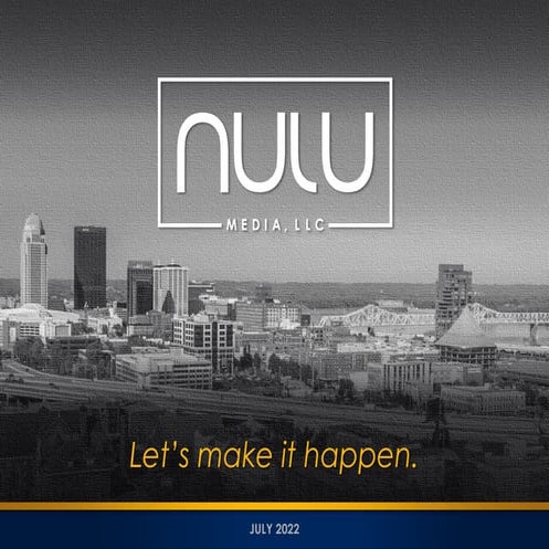 Nulu Media Pitchbook | PPT
