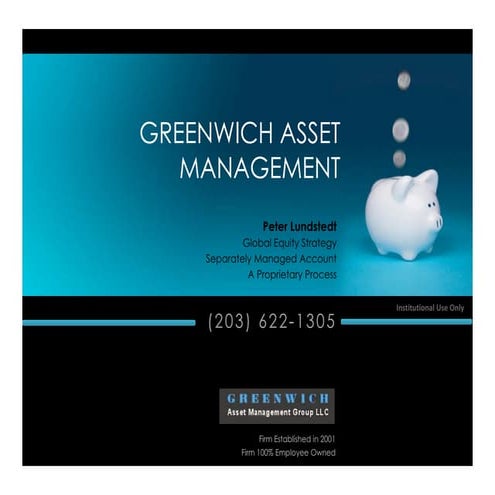 Pitchbook for Greenwich Asset Management Group US ADR stocks long only ...