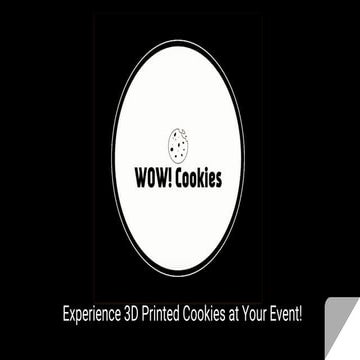 Pitch deck for WoW! Cookies | PDF