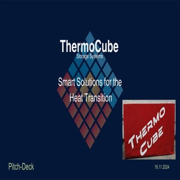 Pitch Deck ThermoCube Nov 24 English version | PPT | Free Download
