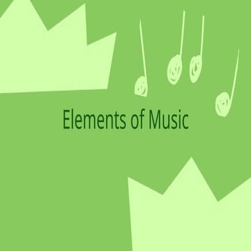Pitch Dynamics Tempo Duration Texture Timbre Form.pptx