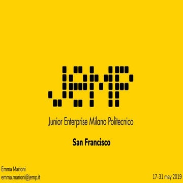 JEMP - The Junior Enterprise Movement and what it can give - pitch ...