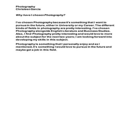 Photography Pitch | PDF