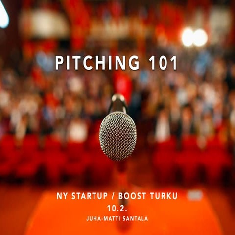 Pitching 101 | PPT