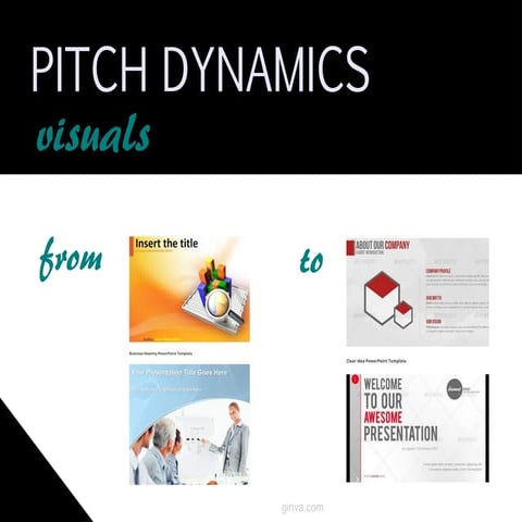 What visuals to use in a pitch | PPT