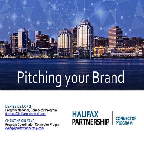 Pitching your brand | PPTX