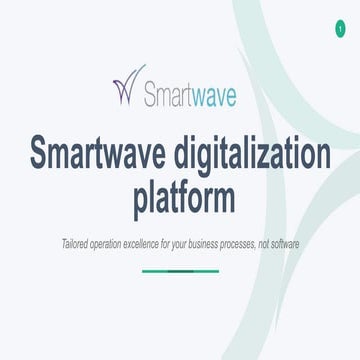 Smartwave Digital Business Platform | PPTX
