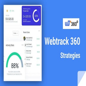 Website Analytics PPT - Webtrack 360.pdf | Web Development | Internet