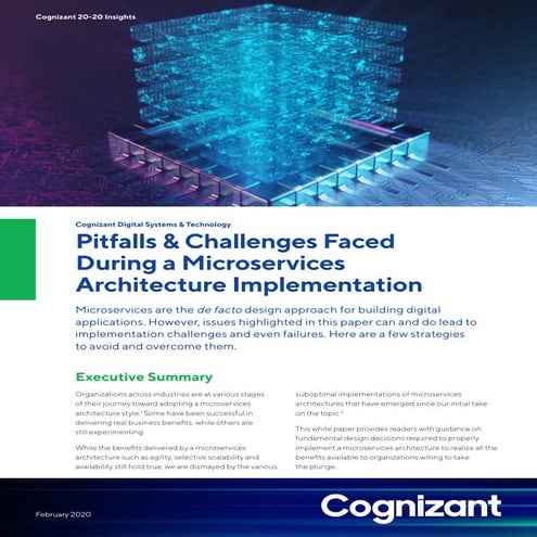 Pitfalls & Challenges Faced During a Microservices Architecture ...