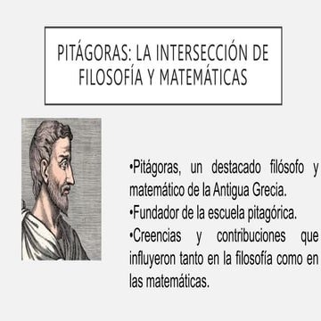 Pitágoras - filosofia Segundo bachillerato | PPTX
