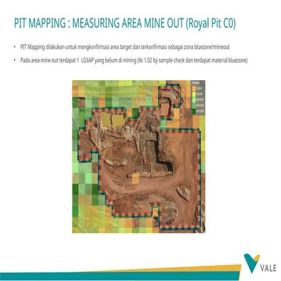 PIT Mapping Mine-out Pit Royal C0 to verifiy remain reserve in pit | PPTX