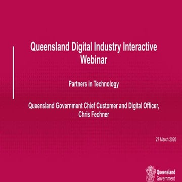 Partners in Technology 27 March 2020 | PPT