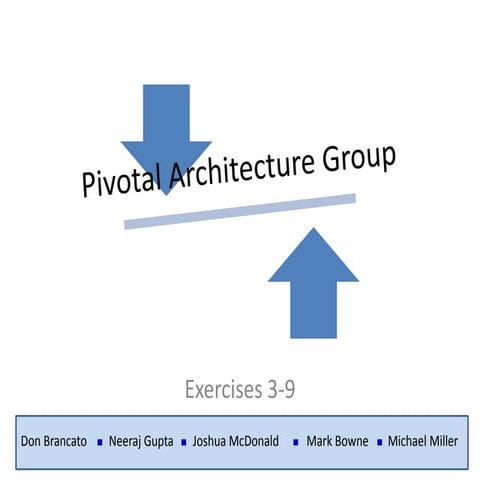 Pivotal Architecture Group Ex 3 9 Final | PPTX