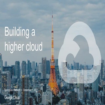 Eric Brewer at SpringOne Platform 2017 | PPTX