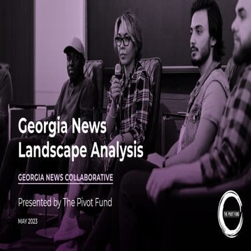 Georgia Media Landscape Analysis | PPT