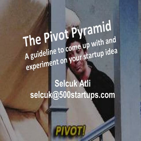 Pivot Pyramid - A guideline to experiment with and pivot your startup ...