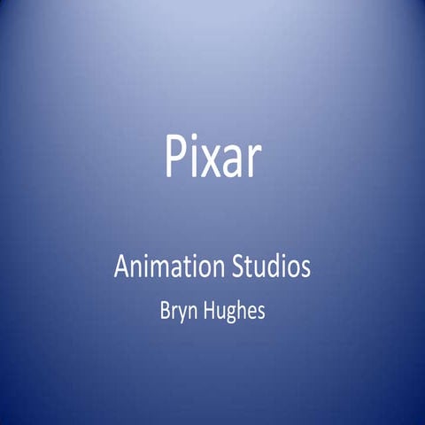 Pixar studio research | PDF