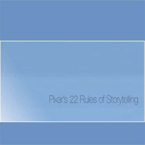 Pixar rules | PPT