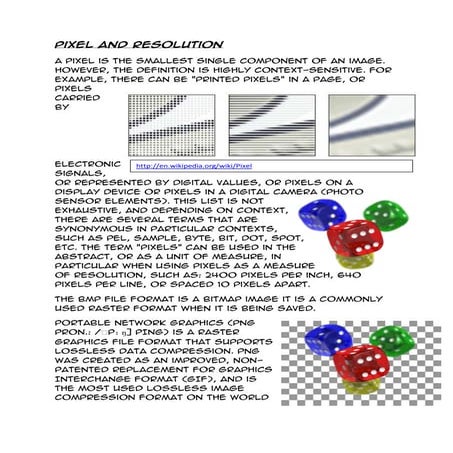 Pixel and resolution | DOCX