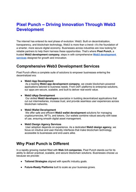 Pixelpunch173 presentations