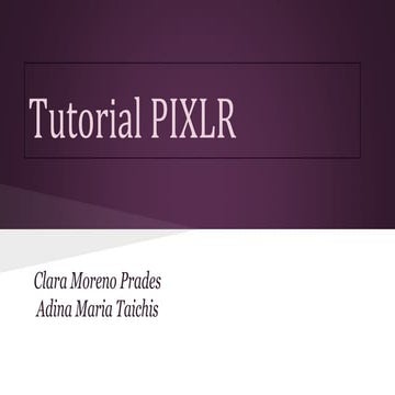 Tutorial Pixlr | PPTX