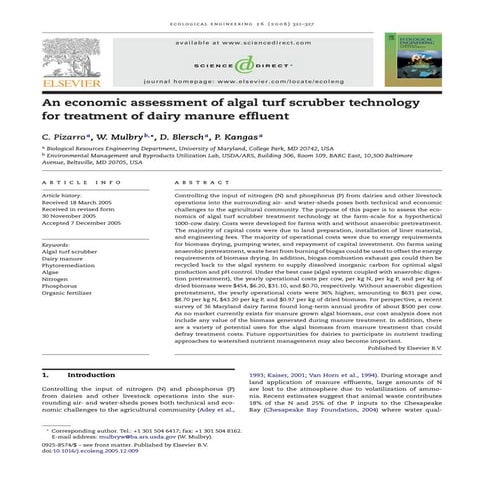 Algal Turf Scrubber | PDF
