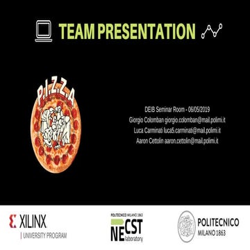 P.I.Z.Z.A.: Team Members | PPT