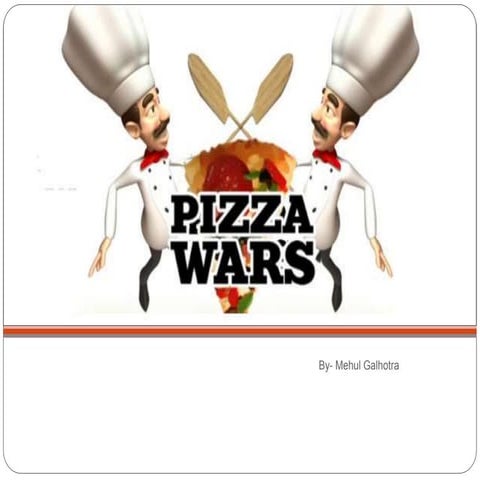 Domino's and Pizza Hut- Pizza War by Mehul Galhotra | PPTX