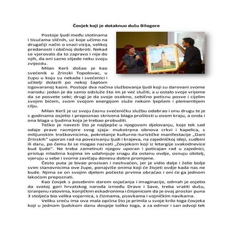 Pjesma za Milana Kersa | DOCX