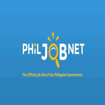 How To Use PhilJobNet | PDF