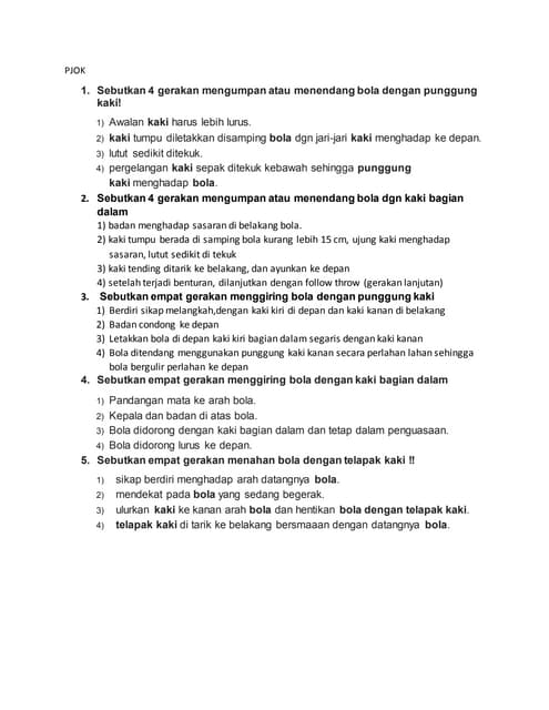 MATERI SEPAK BOLA KELAS X. MATERI SEPAK BOLA KELAS X | PPTX