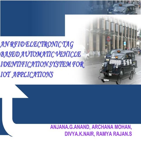 Project Report- RFID Based Automated Toll Collection System using Arduino @ Amity University | PDF