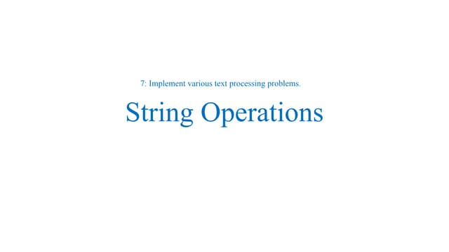 Strings cprogramminglanguagedsasheet.pptx Strings cprogramminglanguagedsasheet.pptx