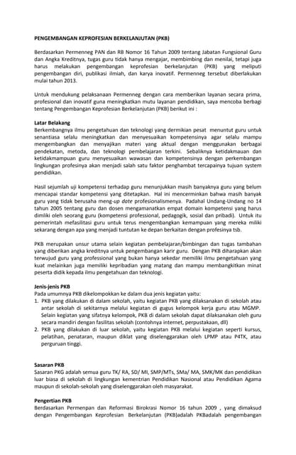 PPGB (Program Pembangunan Guru Baharu) | PDF